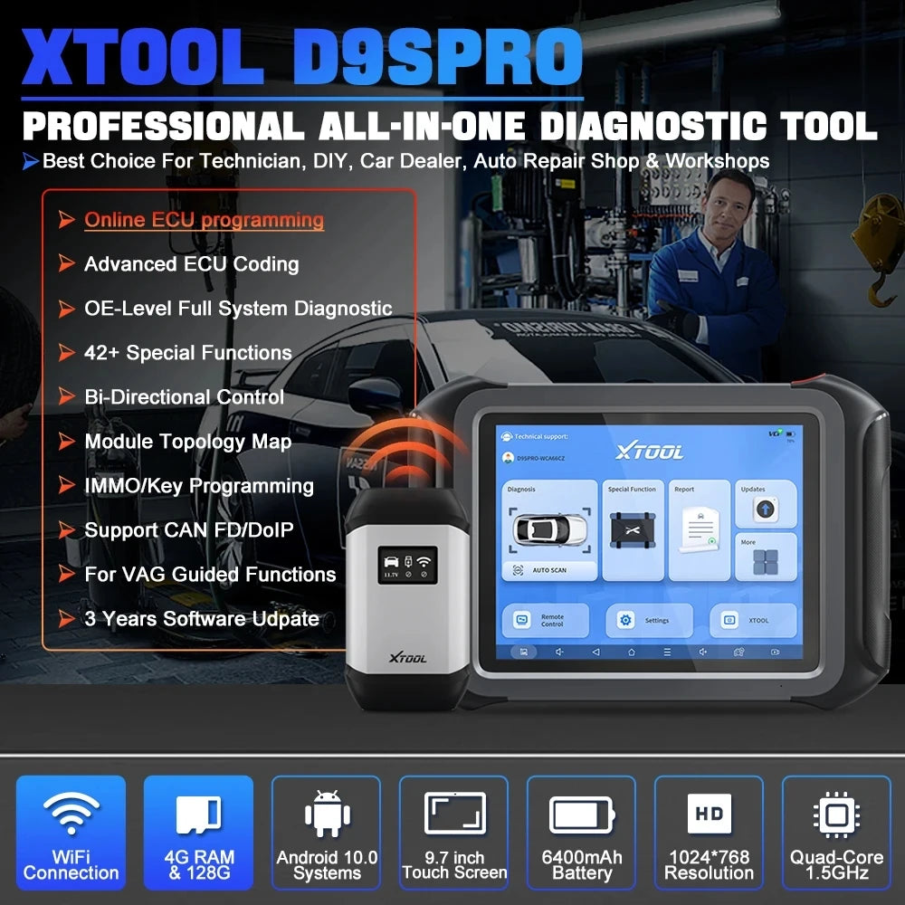 XTOOL D9S Pro – Xtool Official Car Diagnostic TOOL Store