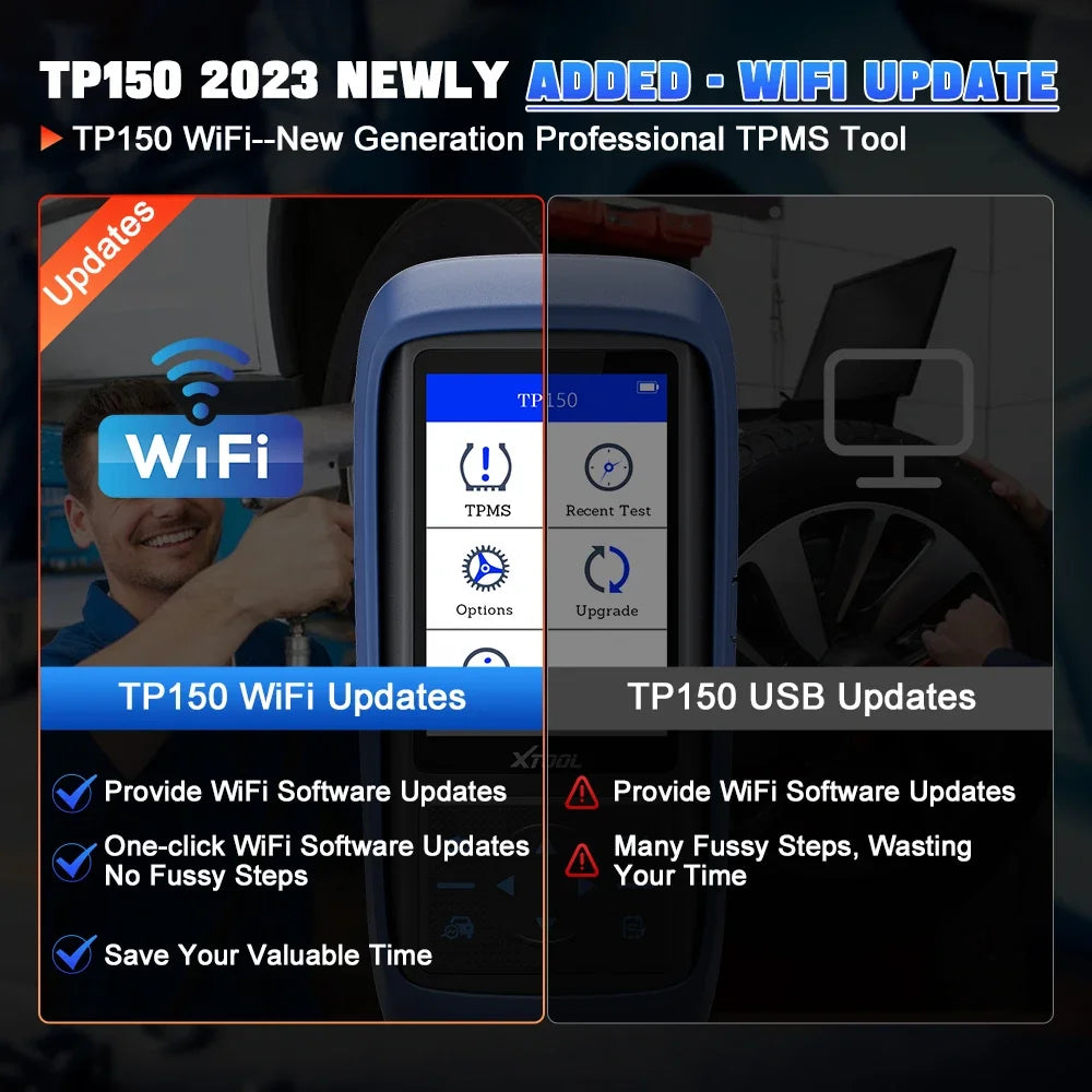 Complete Tpms Service With Xtool Tp150 And Ts100 Sensor Xtool